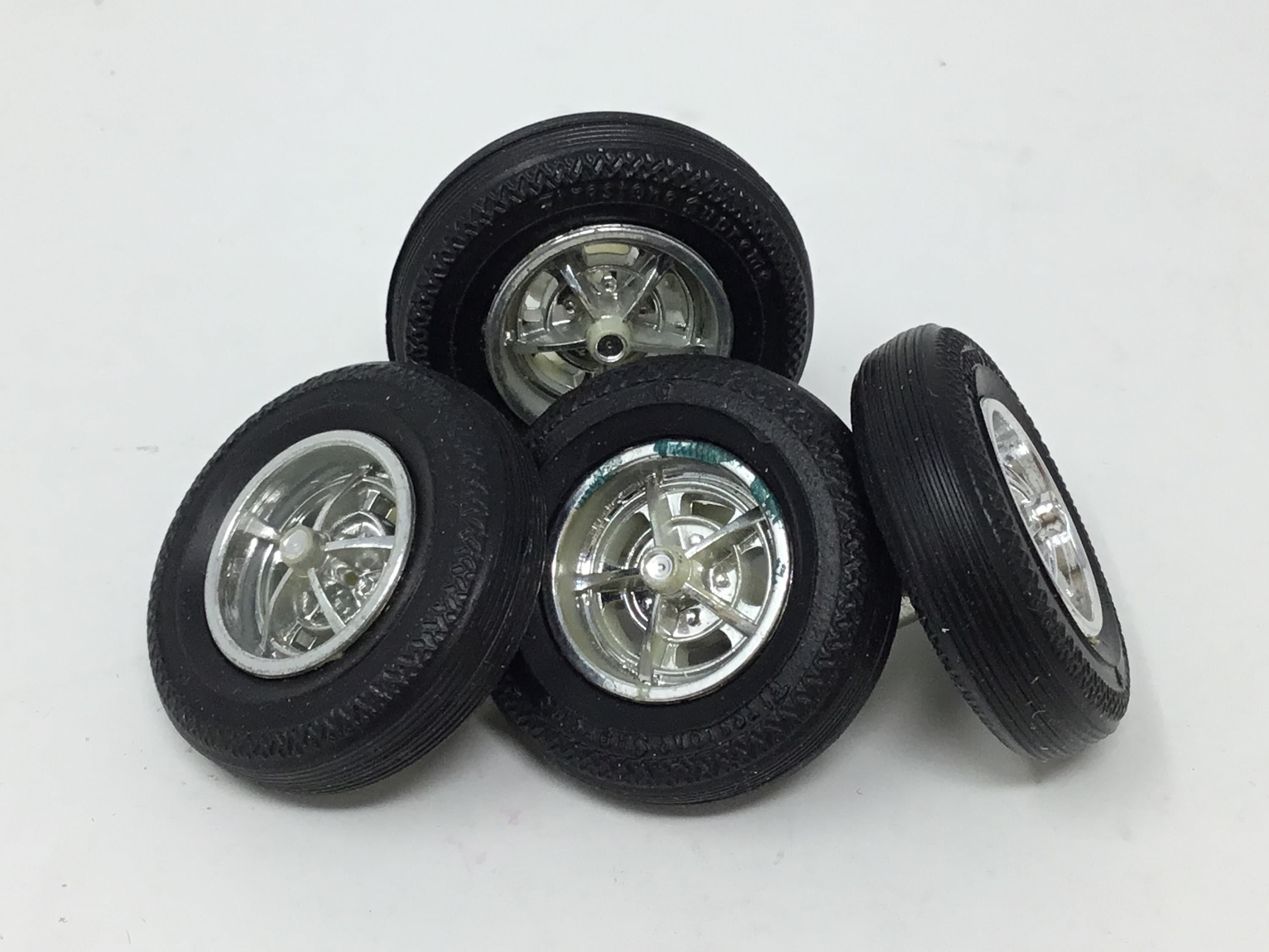 60’s 70’s 5 Spoke Muscle - Model Car Junkyard Wheel & Tire Set - #E248 - Etsy