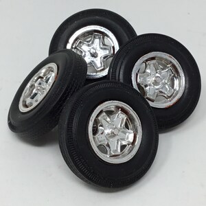 Model Car Junkyard Wheel & Tire Set Truck or Trailer Wheels #E254 - Etsy