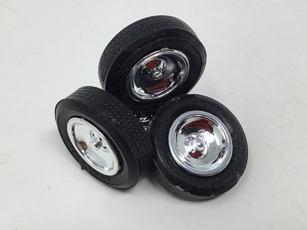 Custom SLED Hot Rod Muscle Model Car Junkyard Wheel & Tire Set 1262 - Etsy