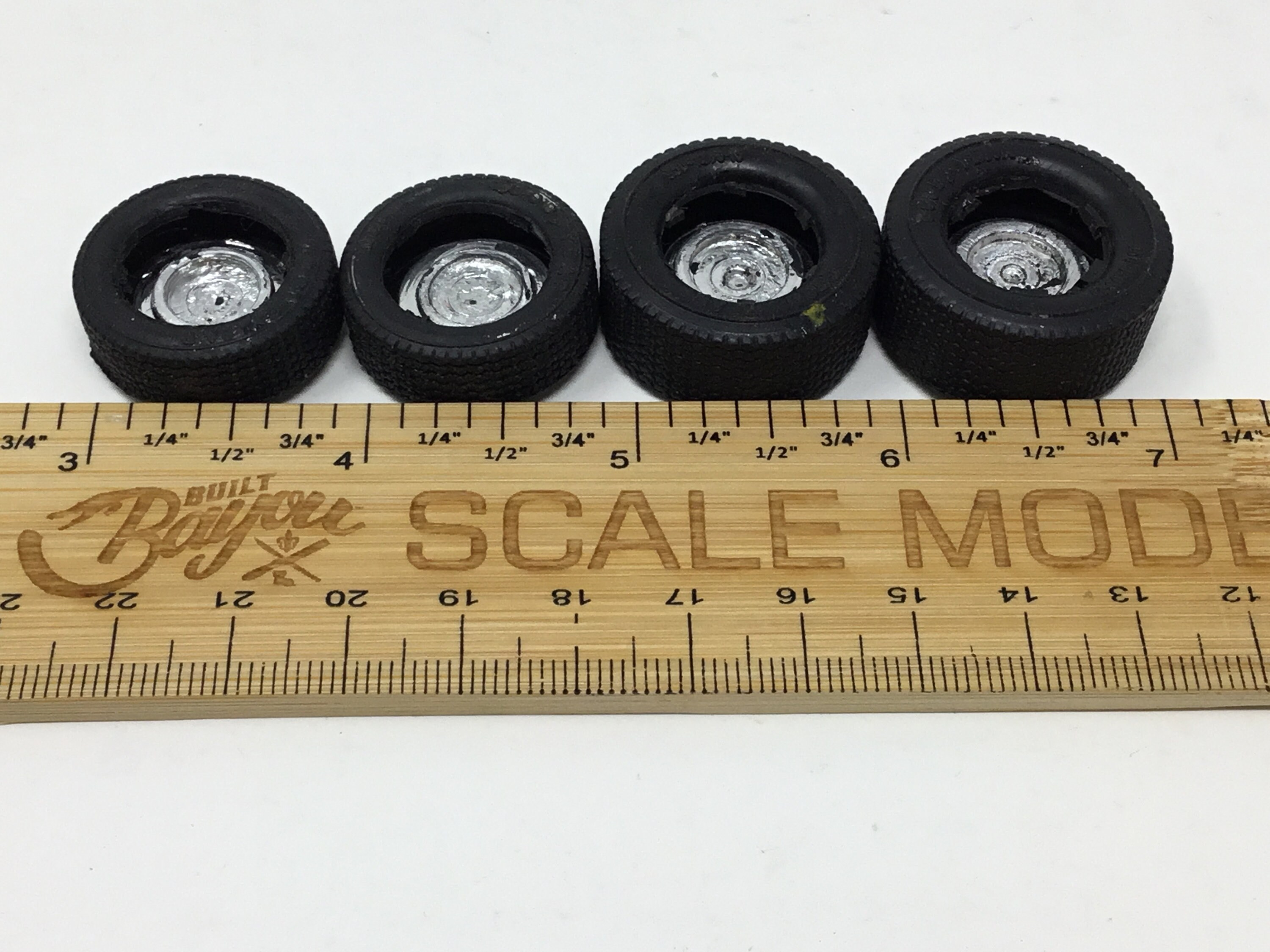 Big and Little Painted Wire Wheels – Model Car Junkyard Wheel & Tire ...