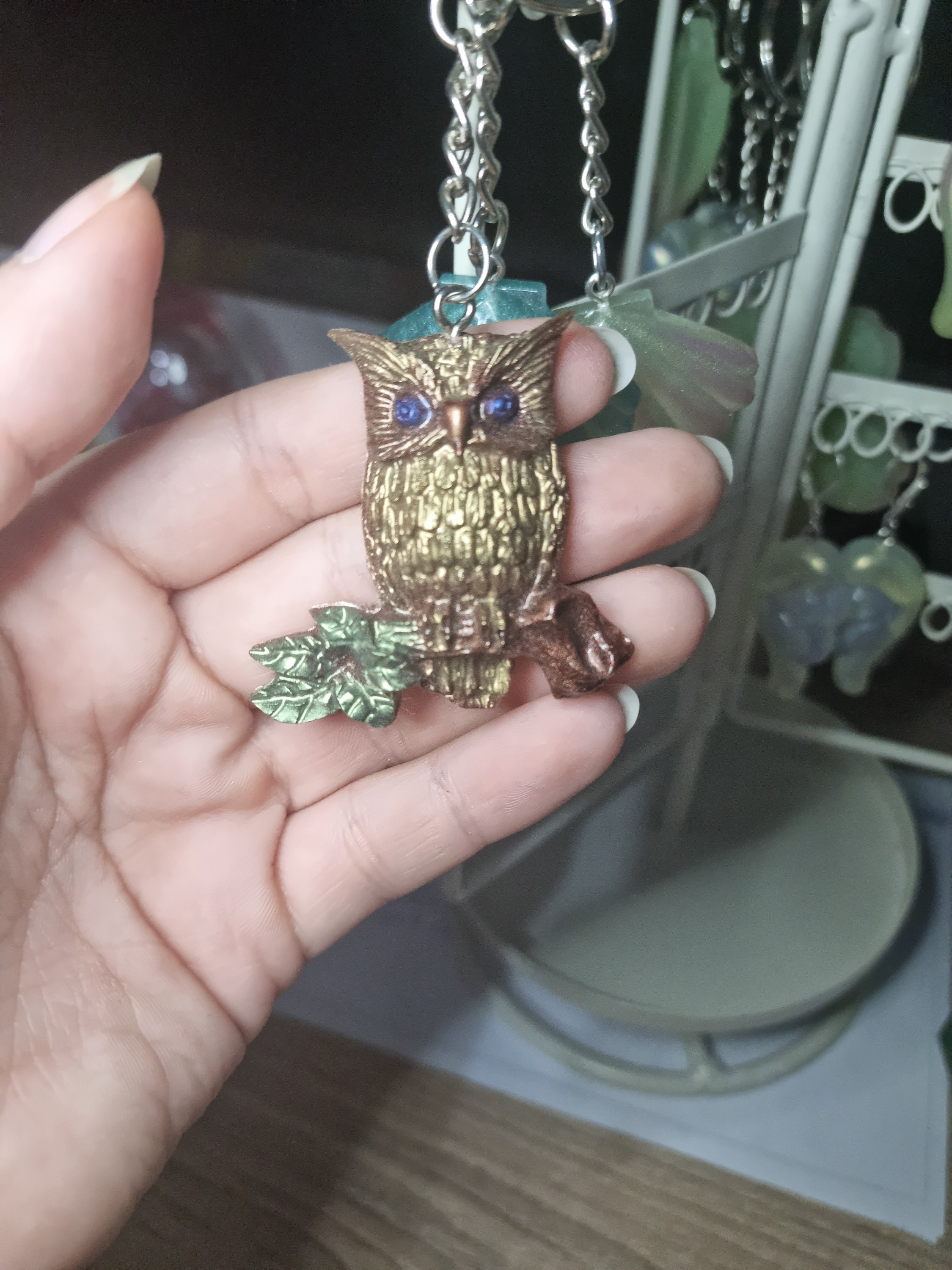 Owl Key Ring - Etsy
