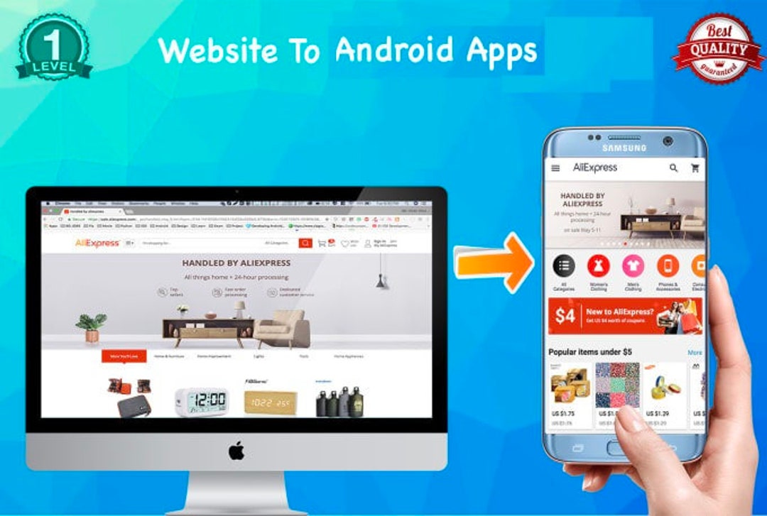 Convert Your Website to Webview Android App - Etsy
