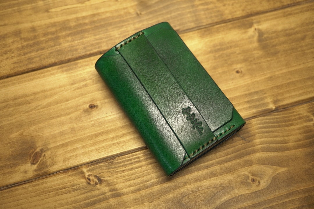 Trifold Wallet Hand Made in Japan With Shonan Leather - Etsy