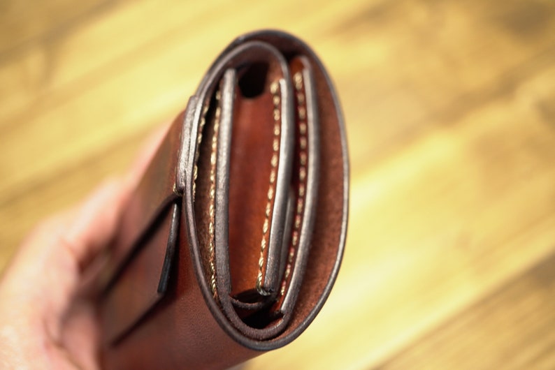 Trifold Wallet Hand Made in Japan With Shonan Bend Leather - Etsy