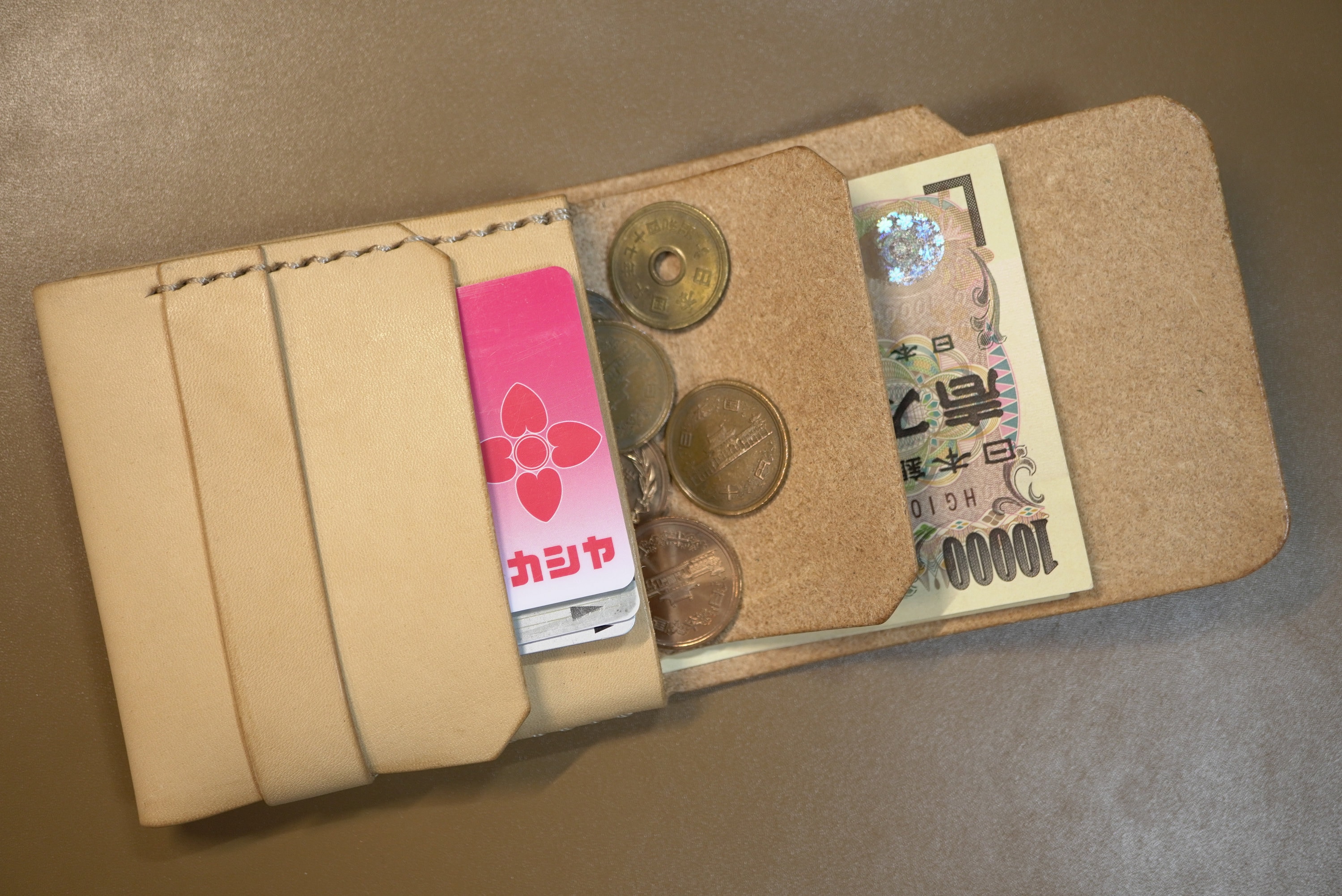 Minimalist Wallet Hand Made in Japan With Shonan Leather - Etsy