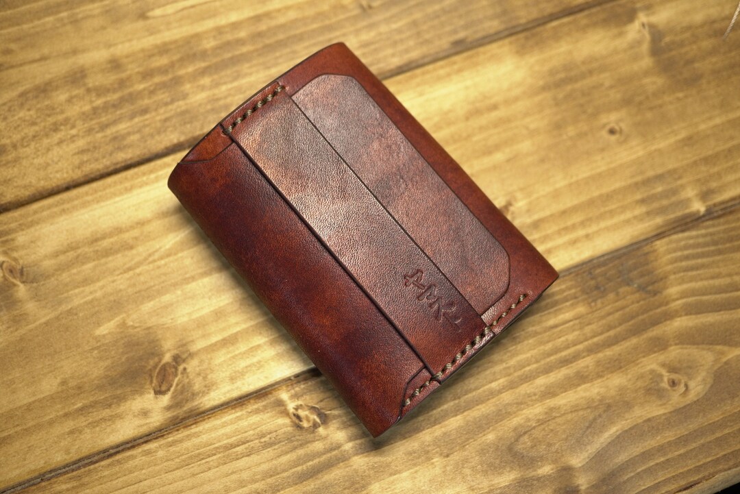 Trifold Wallet- Hand Made in Japan With Shonan Leather - Etsy