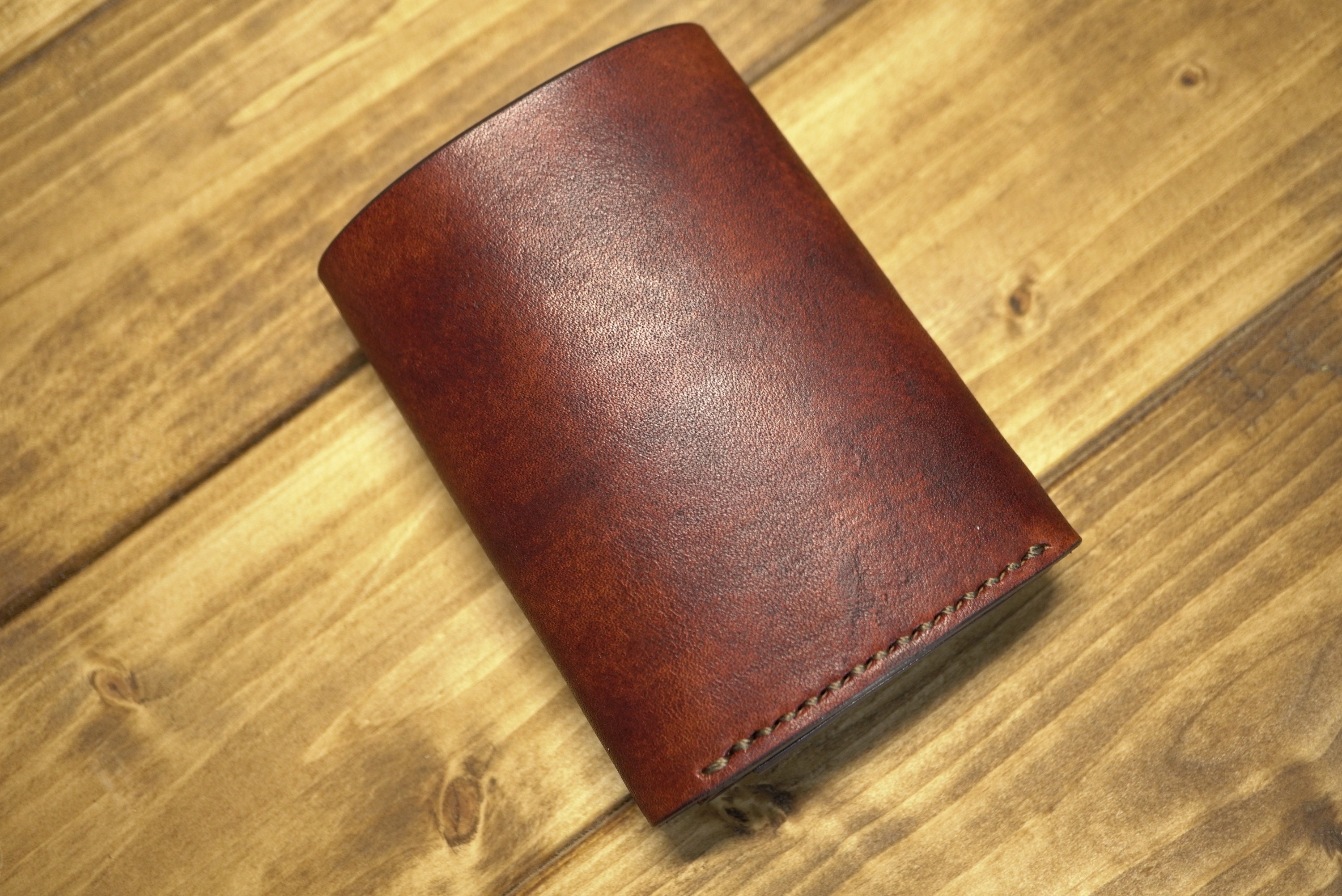 Trifold Wallet Hand Made in Japan With Shonan Leather - Etsy