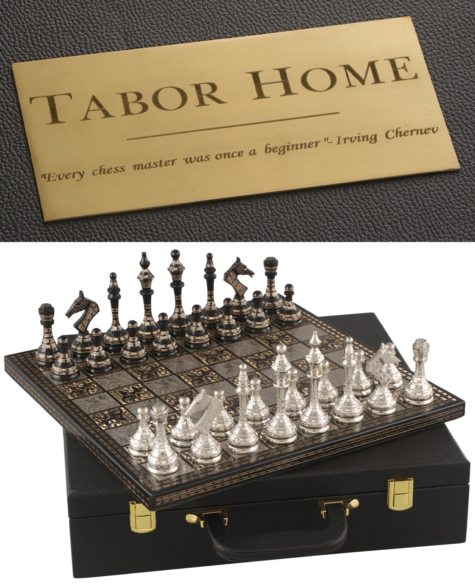 Customised Luxury Chess Set | Personalised Premium Brass Chess Set for ...