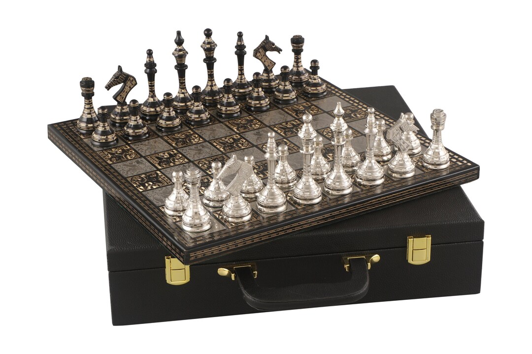 Customised Luxury Chess Set | Personalised Premium Brass Chess Set for ...