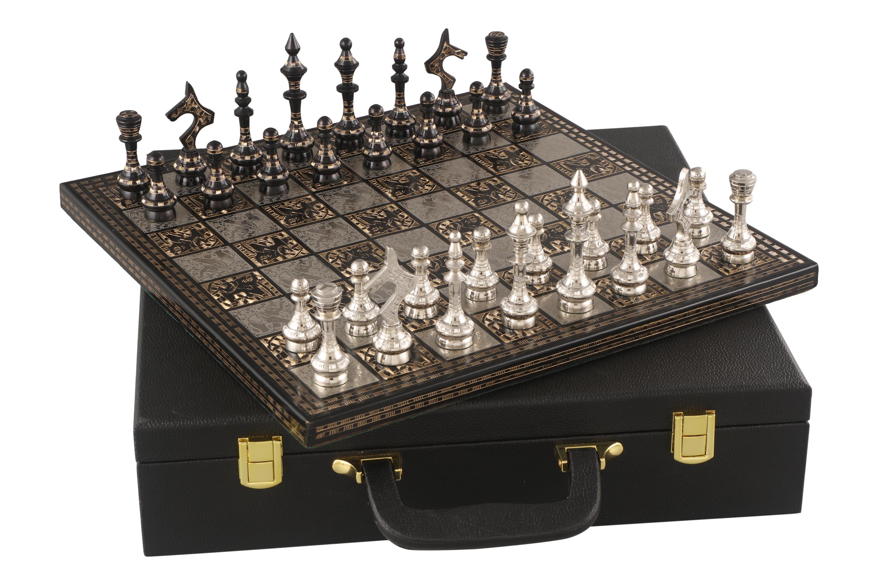 Customised Luxury Chess Set Personalised Premium Brass Chess Set for ...