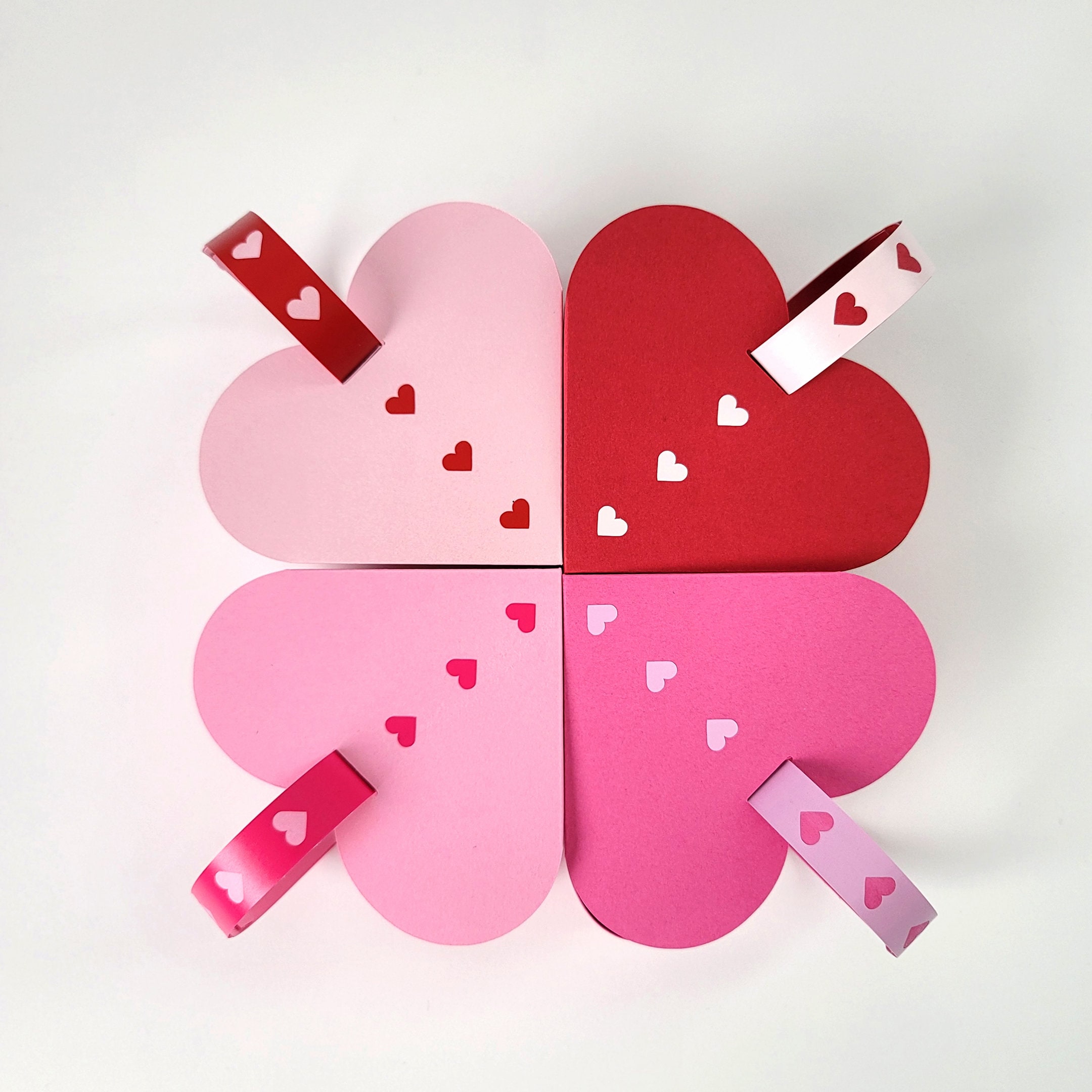 Heart Mini Gift Box Template Party Favor Box Template Gift Box Cricut ...