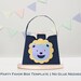 Party Favor Box Template Lion Goodie Bag Gift Card Bag Cricut Files No ...