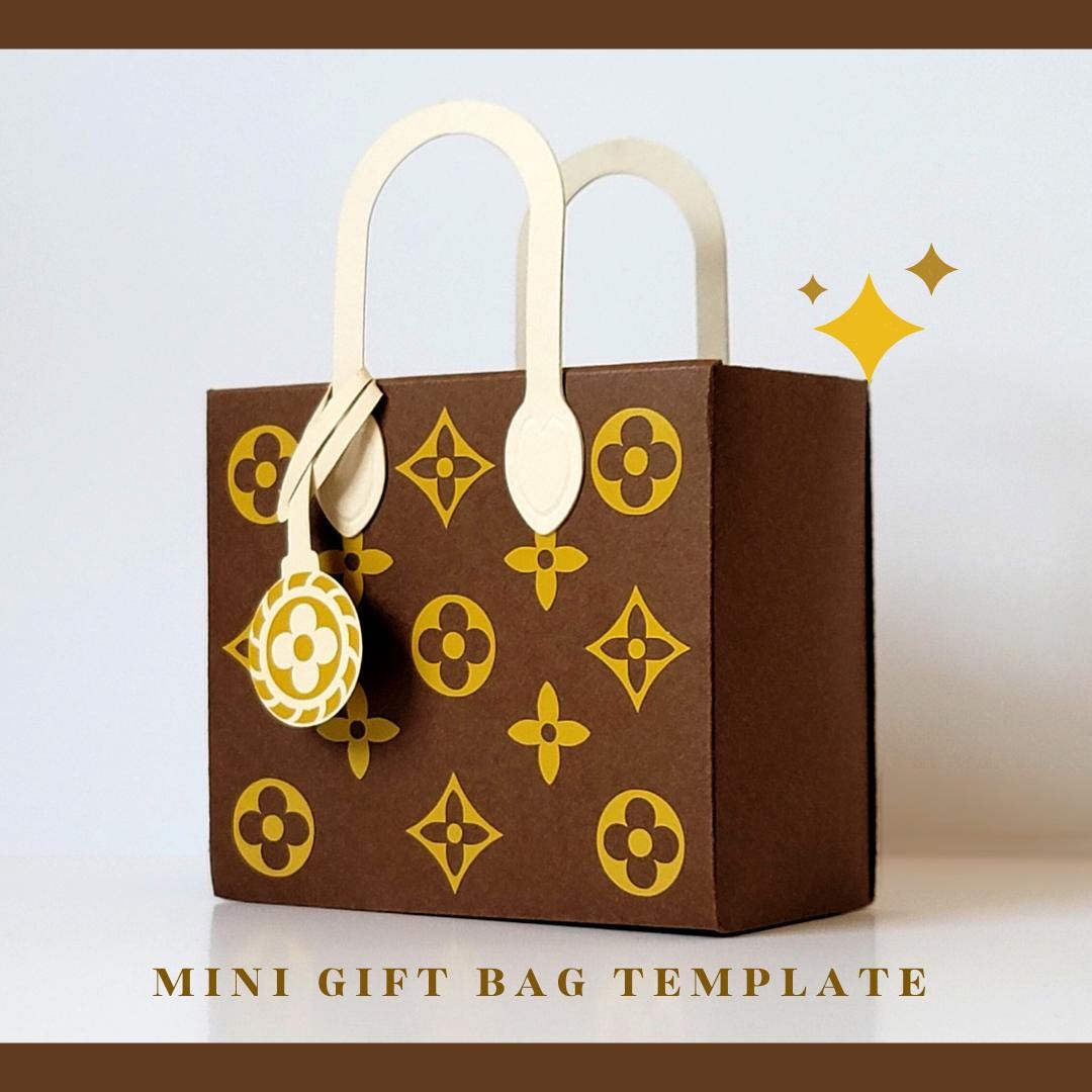 Party Favor Bag Template | Mini Gift Bag Template | Cricut Files | SVG ...