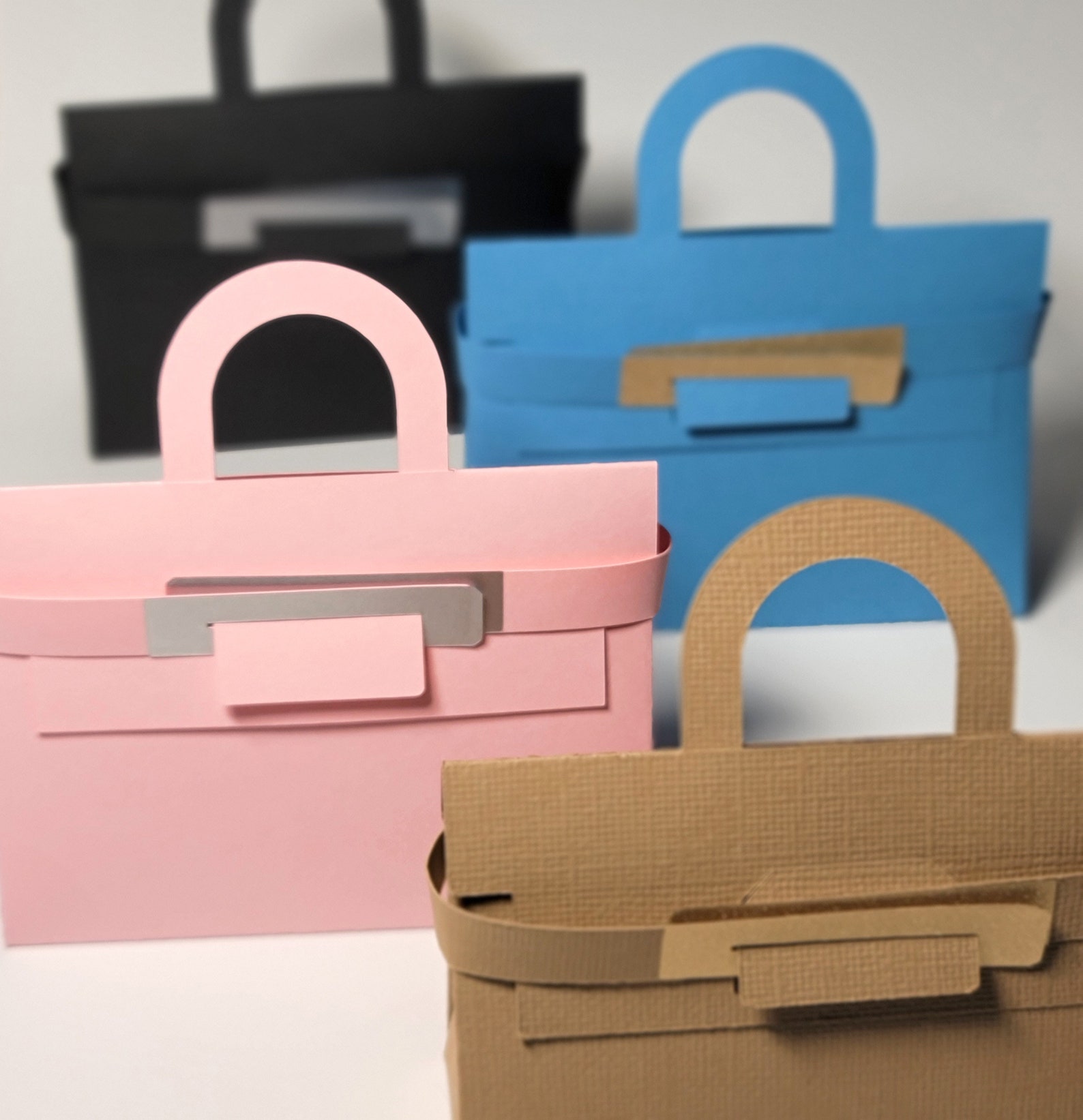 Party Favor Box Template Gift Card Bag Cricut Files No - Etsy