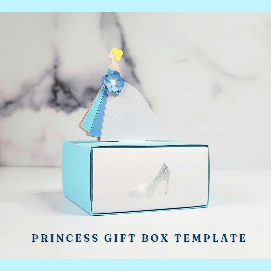 Princess Gift Box Template | DIY Birthday Drawer Box | Cricut SVG - Etsy