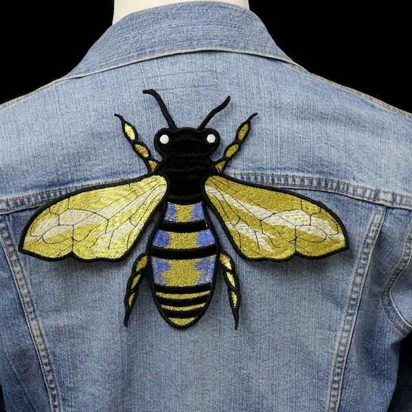 Large Bee Patch - Etsy