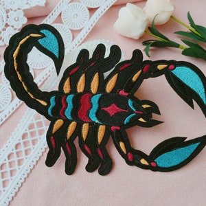 Large Scorpion ,poisonous , Iron on Patch ,embroidered Patch,sew on ...
