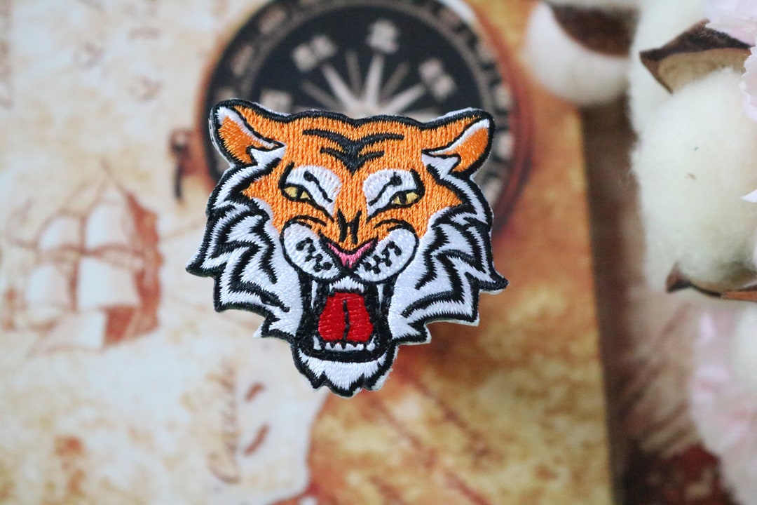 Roaring Tiger Patch,iron on Patch ,embroidered Patch,sew on Patch ...
