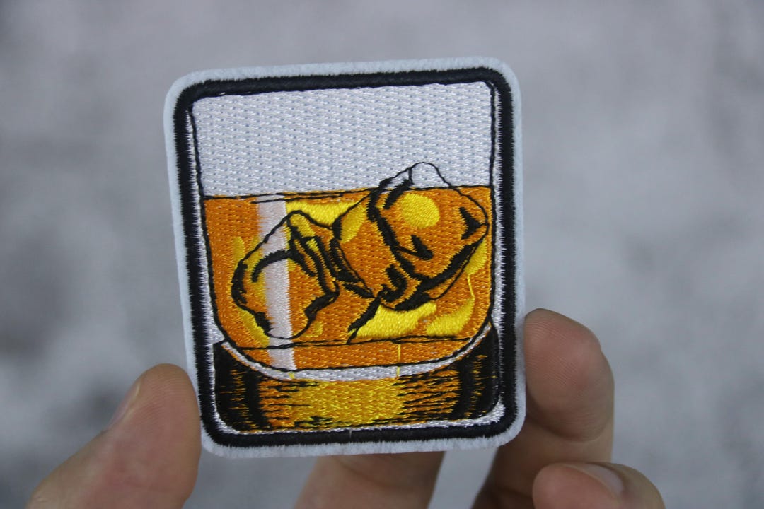 A Cup of Beer Patch, Drink Patch, Iron on Patch ,embroidered Patch,sew ...