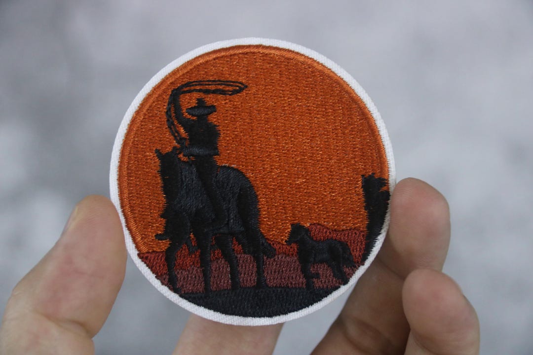 Lasso a Horse Patch, Cowboy, Wild West Patch, Iron on Patch ...