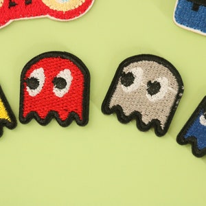 10 Pieces Game Pac-man Patches, Video Game Patch for Set, Iron on Patch ...