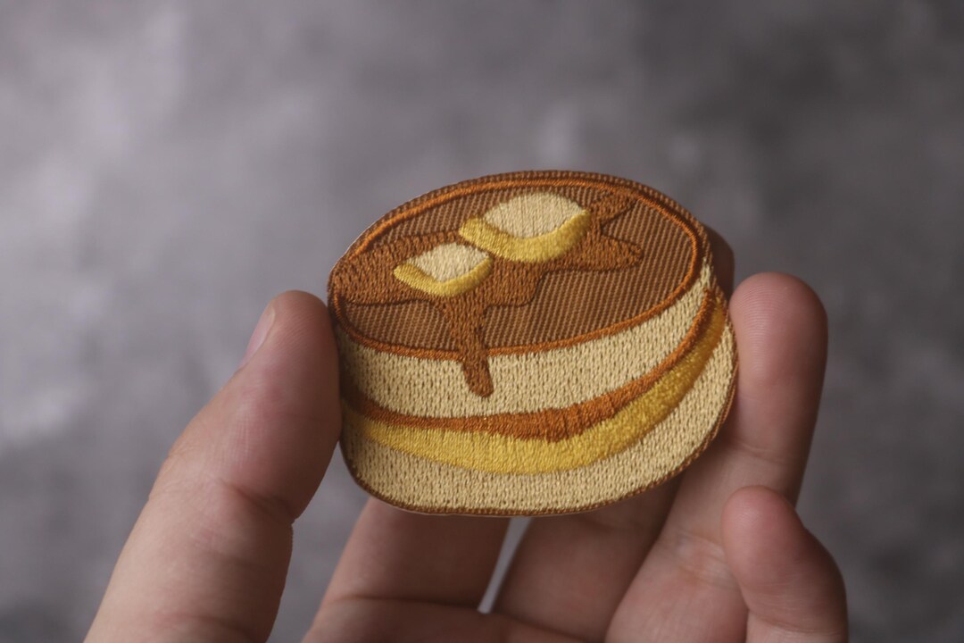 Cream Puffs Patch, Pancake Patch, Iron on Patch ,embroidered Patch,sew ...