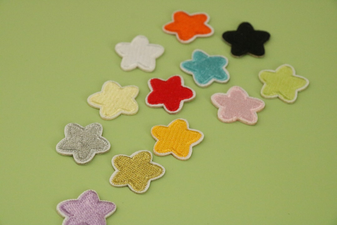 Sticker 12 Pieces Tiny Stars Patches for Set, Iron on Patch,embroidered ...
