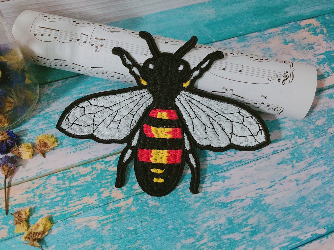 Bumble Bee Patch,honey Bee Patch,iron on Patch ,embroidered Patch,sew ...
