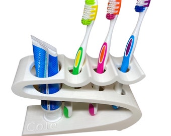 Star Shaped Toothpaste Toothbrush Holder 3D Printed Custom Unique ...
