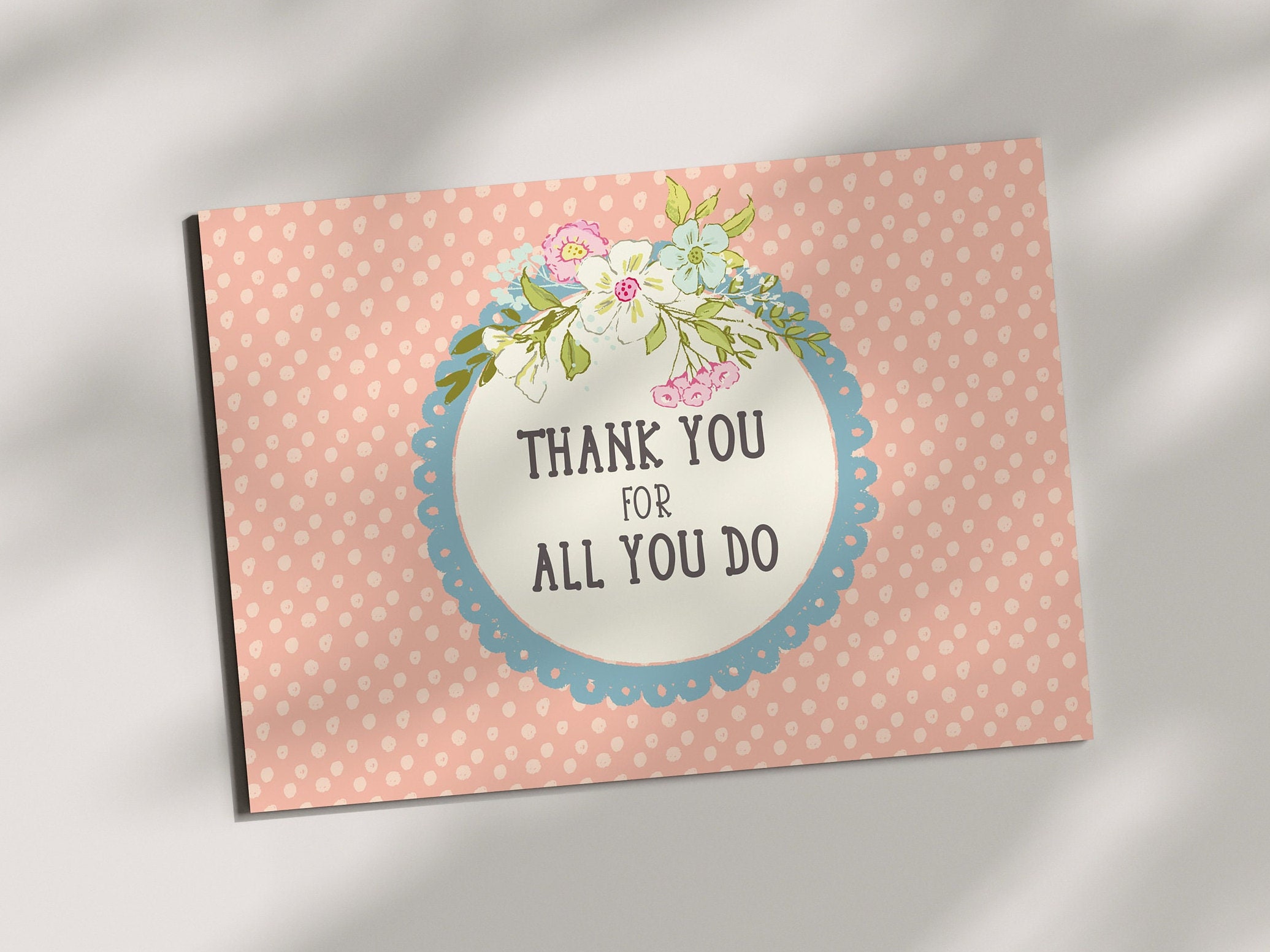 6 tarjetas de agradecimiento imprimibles y editables. Editables en Corjl. Notas de ...