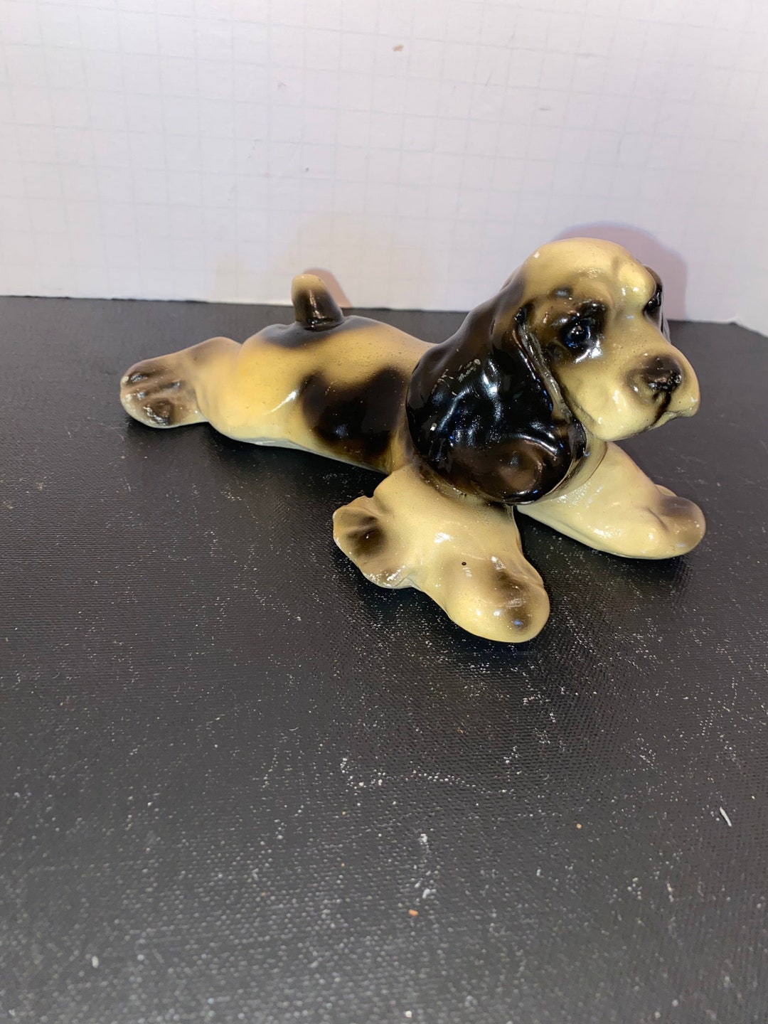 Vintage Chalkware Cocker Spaniel Figurine - Mid Century - Etsy