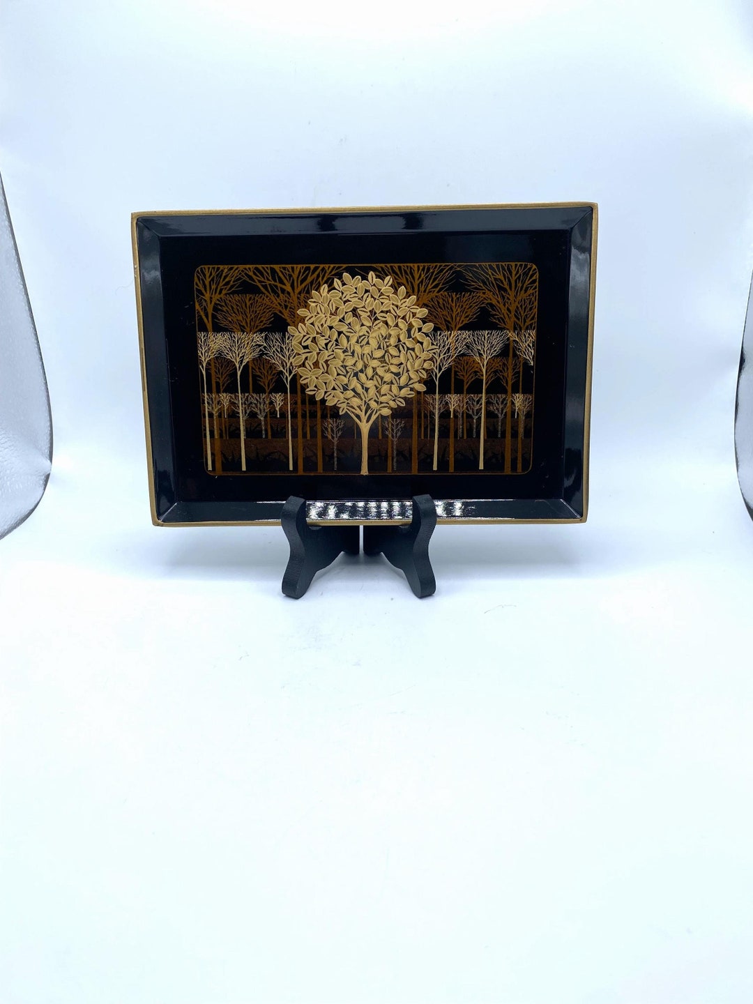 MCM Vintage Otagiri Tray – Tree of Life / Golden Mist – Japan - Etsy