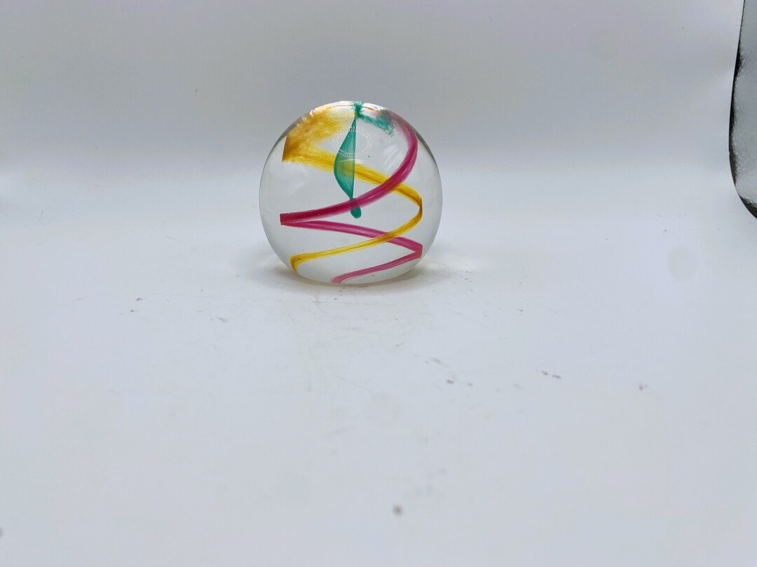 1990 Caithness Art Glass Paperweight H5077 Vintage Margot Thomson - Etsy