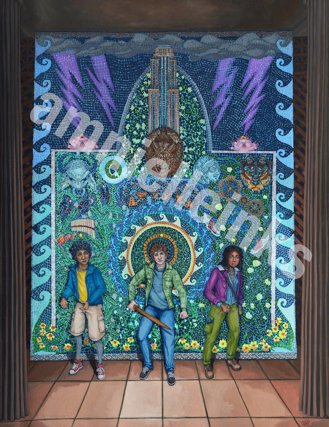 Percy Jackson and the Olympians Print - Etsy