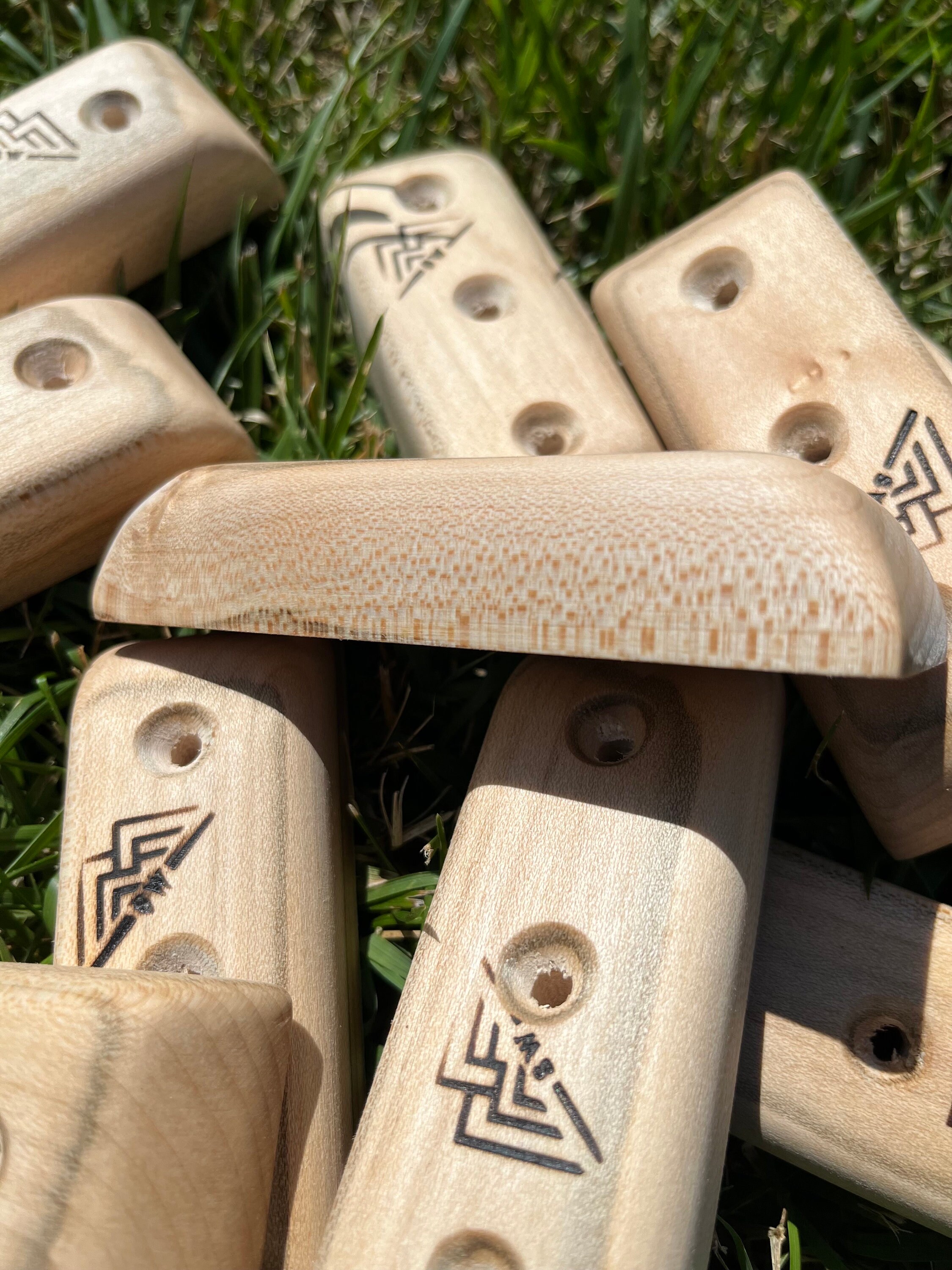 Bumps Smaller Rounded Wood Climbing Pinches, Sold as a Pair - Etsy