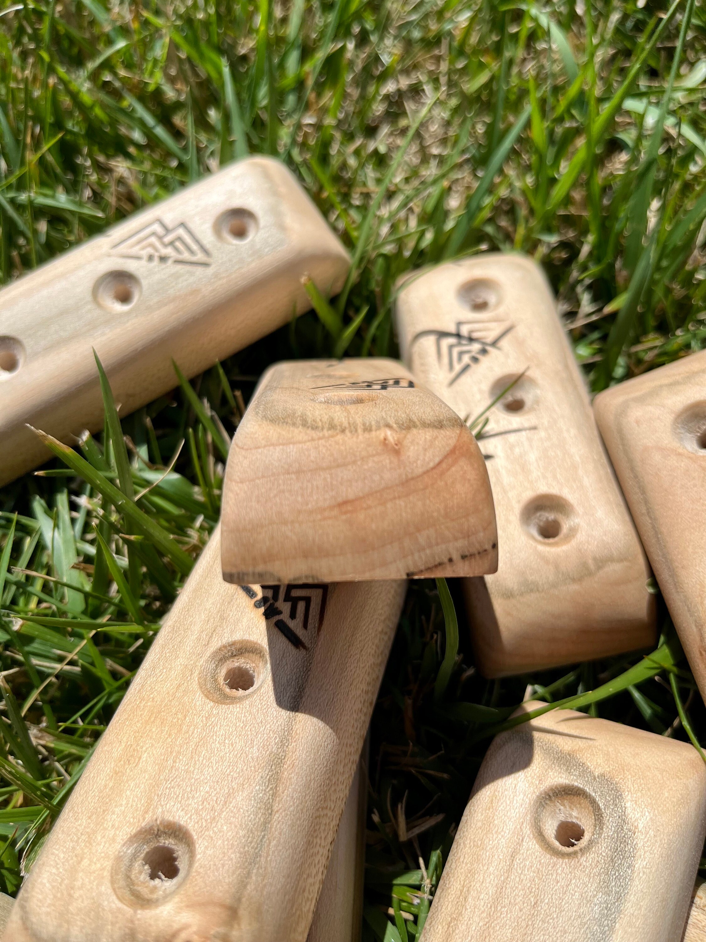 Bumps Smaller Rounded Wood Climbing Pinches, Sold as a Pair - Etsy