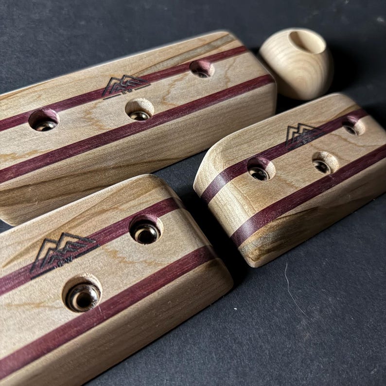 Flagship Incut Crimps ~ Wooden Crimps Climbing Holds Various Sets and ...