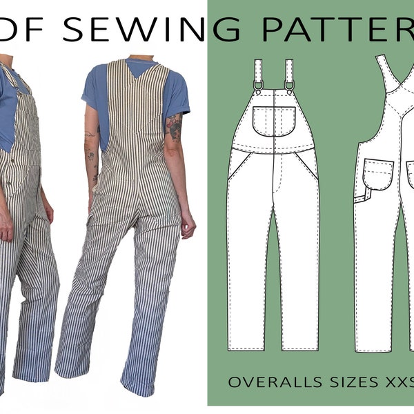 Overalls Pattern - Etsy