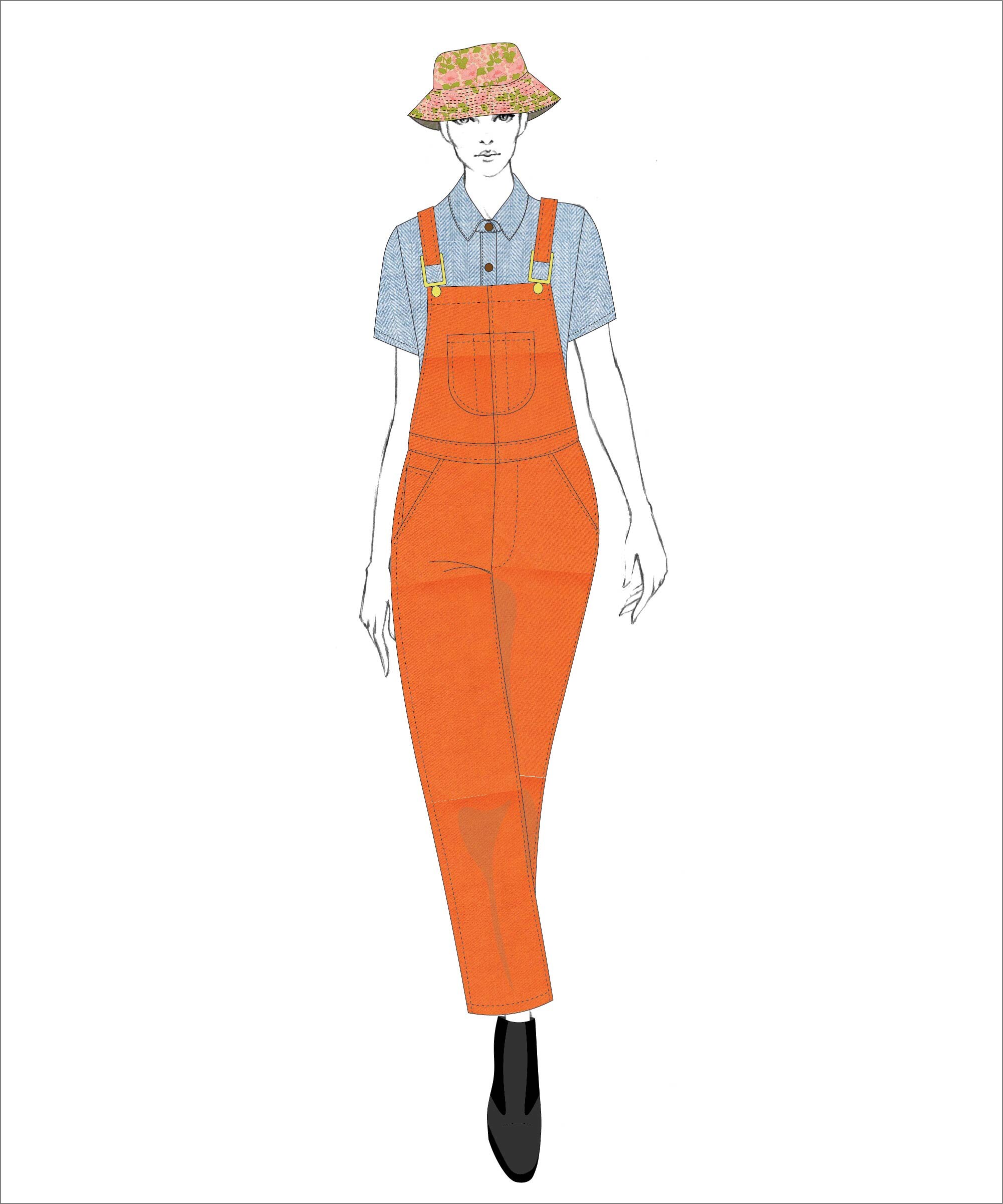 Work Overalls PDF Sewing Pattern Unisex Sizes XXS-XL - Etsy