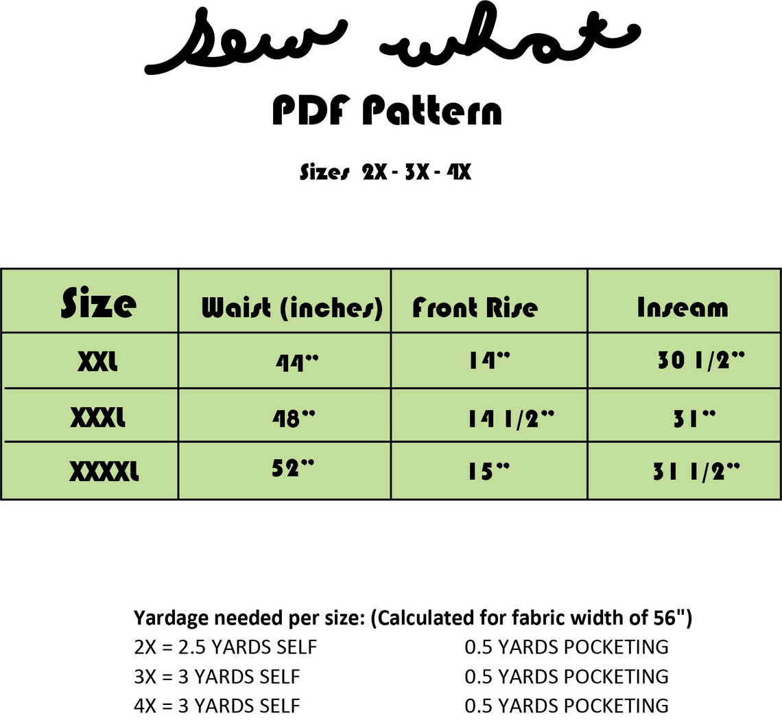 Work Overalls PDF Sewing Pattern Unisex Sizes 2X-4X - Etsy