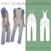 Coverall PDF Sewing Pattern Unisex Sizes XS-L - Etsy