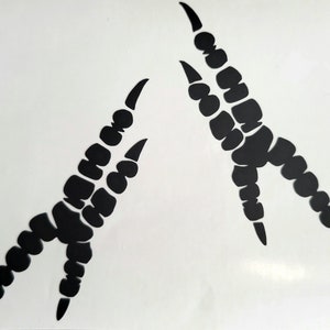 Bird Feet Decal | Talon Talons| Zygodactyl Prints - Vinyl Decal - Etsy