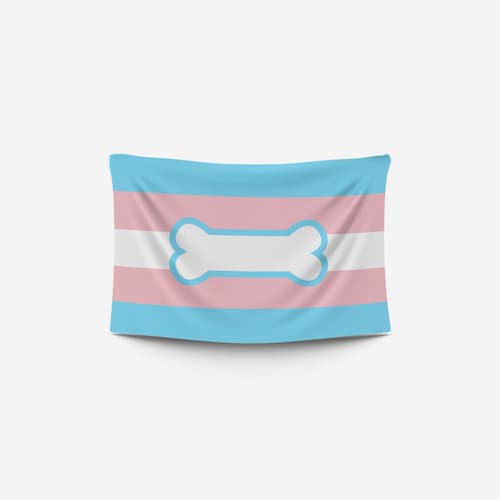 Trans Pup Pride Flag - Etsy