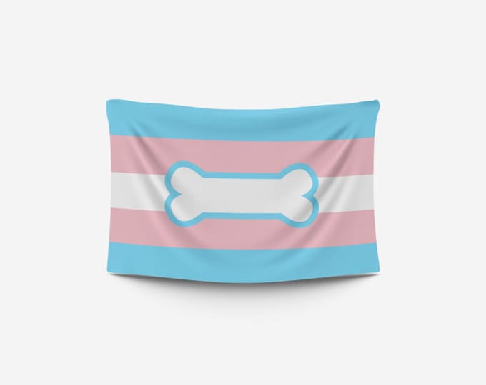 Trans Pup Pride Flag - Etsy