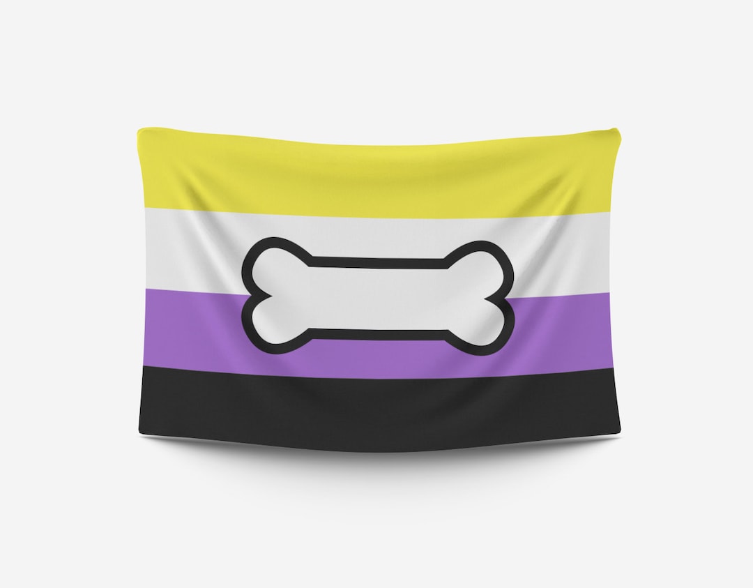 Non-binary Pup Pride Flag - Etsy
