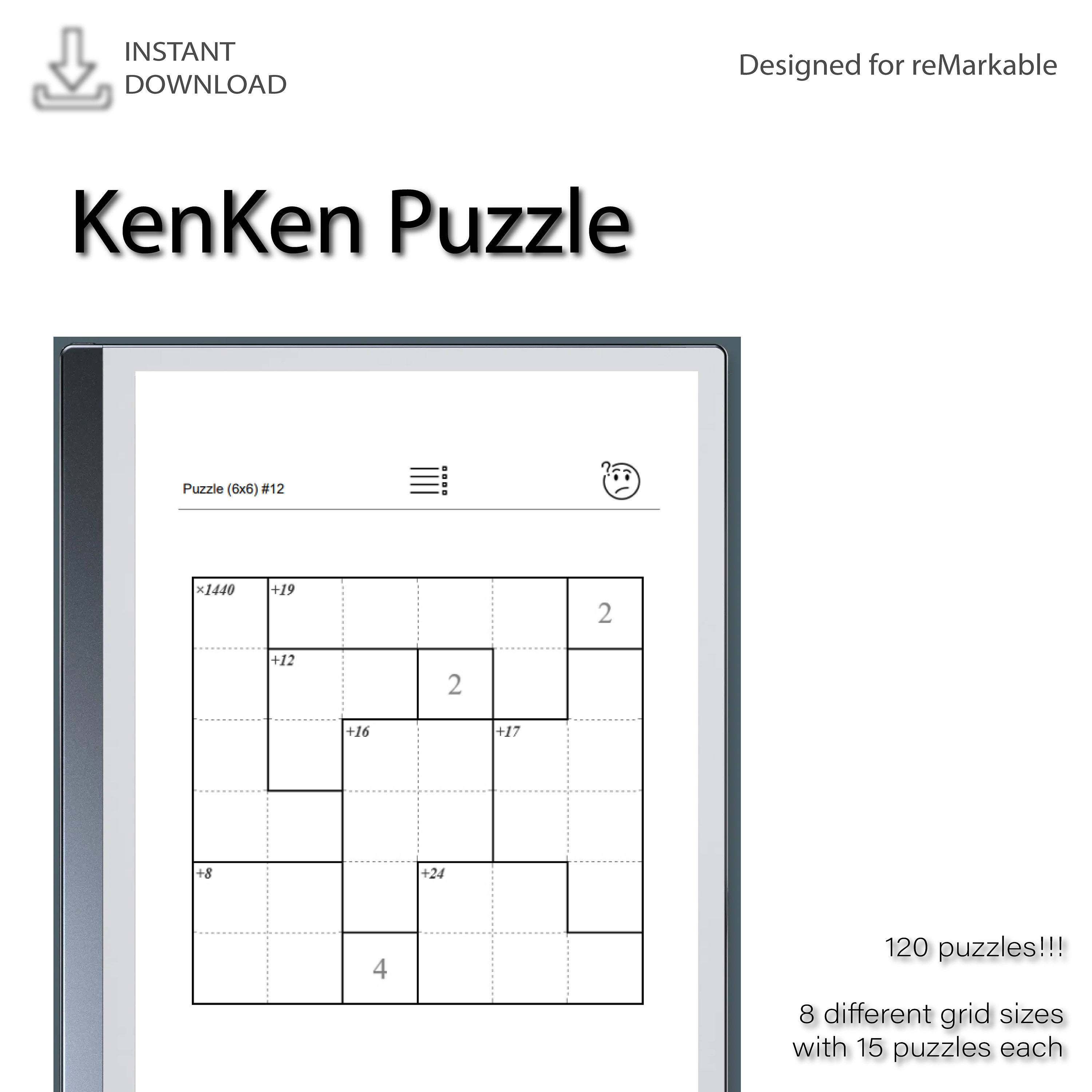 Remarkable Games Kenken - Etsy