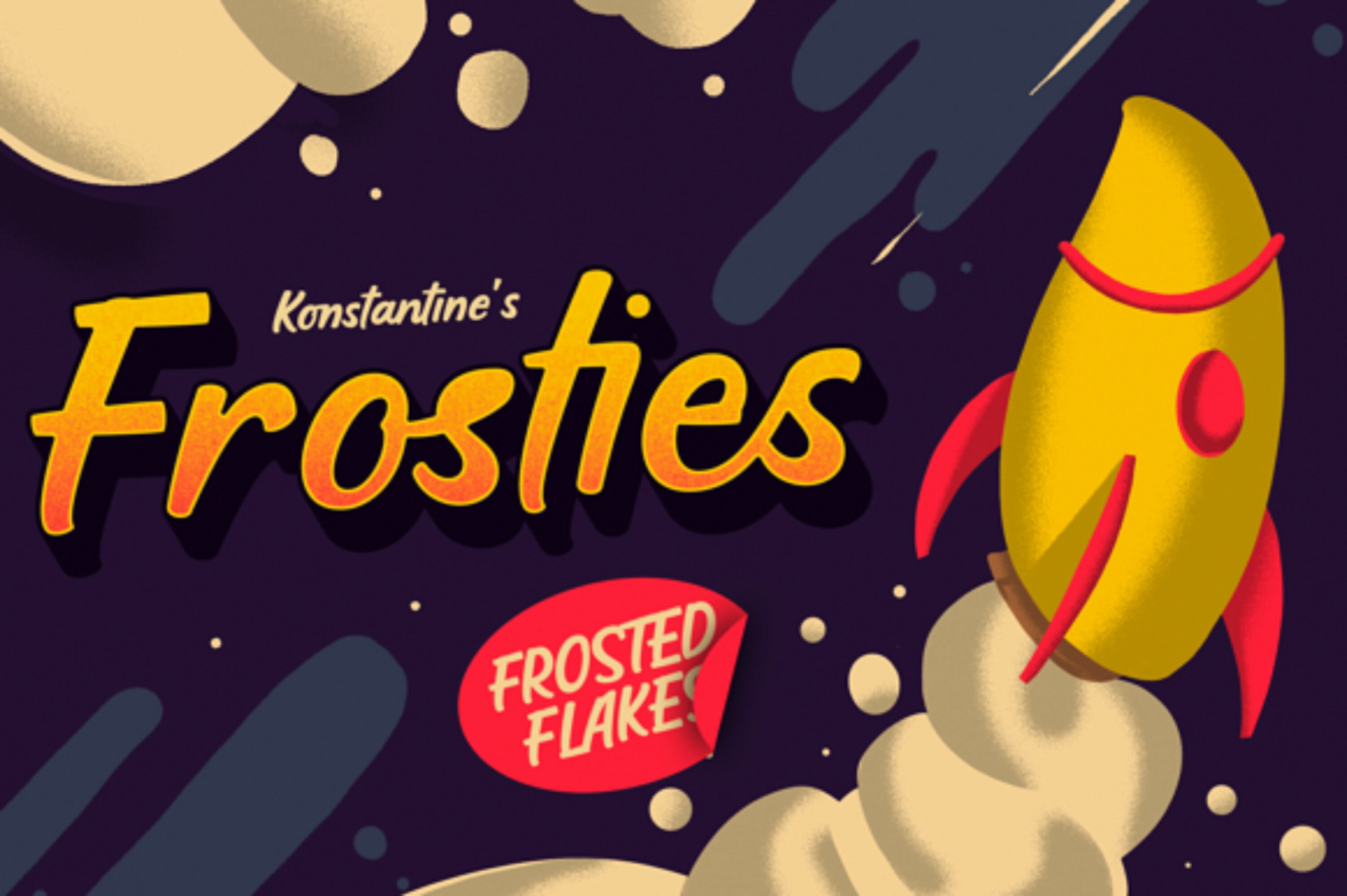 Froot Loop Fonts Bold Handwritten Font for Stylish Logotypes - Etsy ...