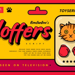 Froot Loop Fonts - Bold Handwritten Font for Stylish Logotypes and ...