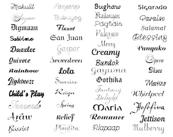 The Ultimate 50 Fonts Font Bundle, Cricut, Canva Font, Script Font ...