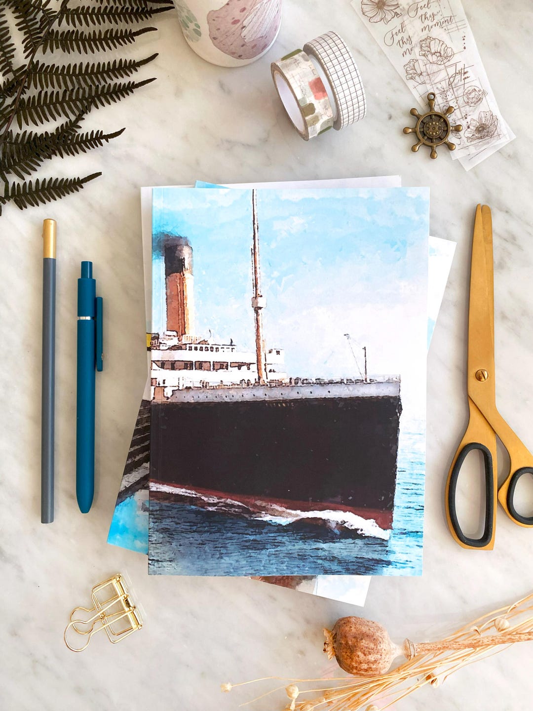 Titanic Notebook Collection: Belfast-designed RMS Titanic, SS Nomadic ...